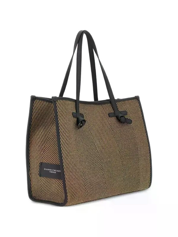 MARCELLA CLUB Herringbone Shoulder Bag