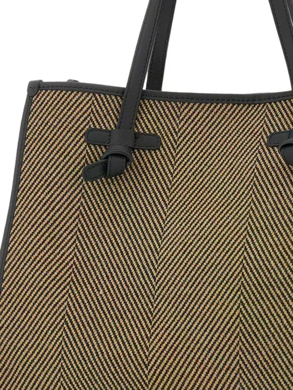 MARCELLA CLUB Herringbone Shoulder Bag