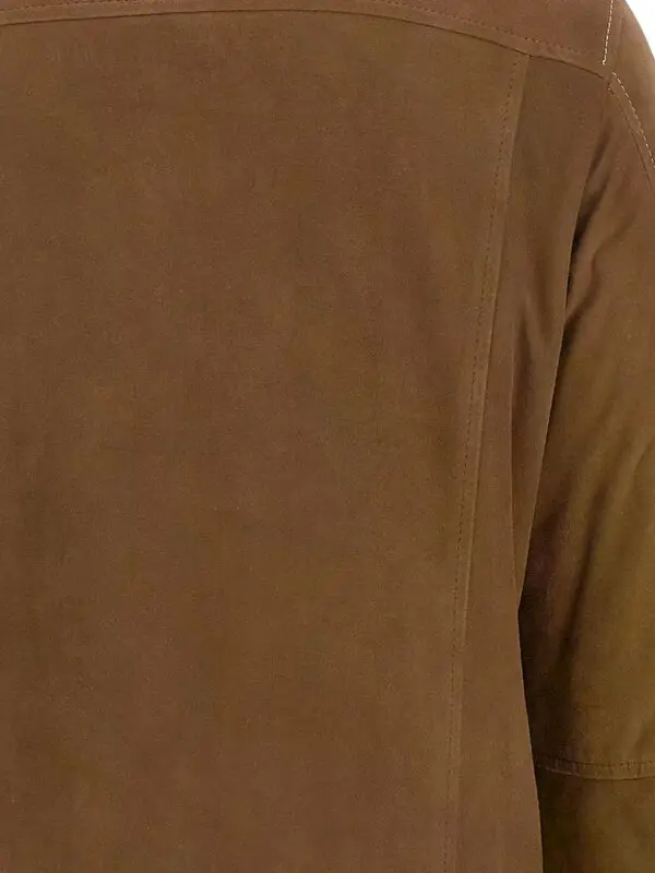 VOLFAGLI FIRENZE Libertà Camoscio Bomber Leather Jacket