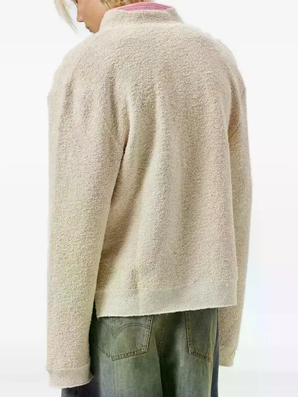 424 Deep V-neck Bouclé Sweater