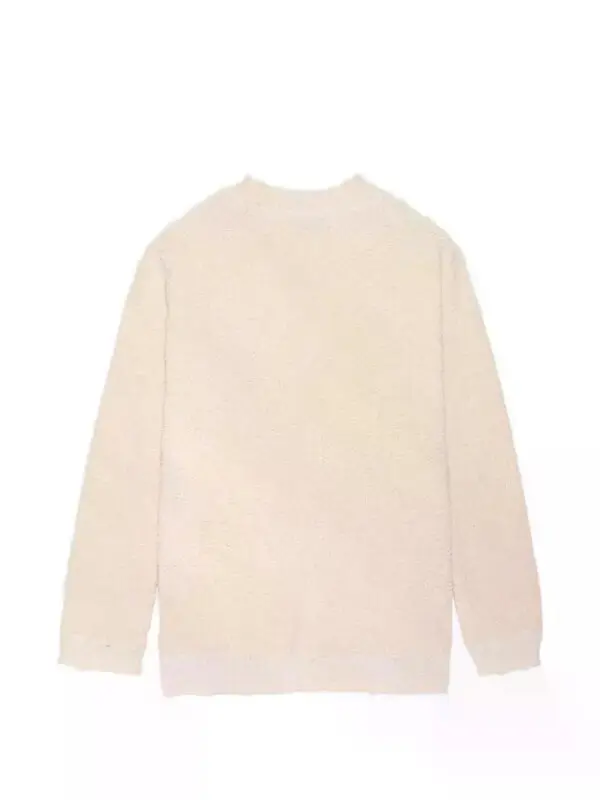 424 Deep V-neck Bouclé Sweater