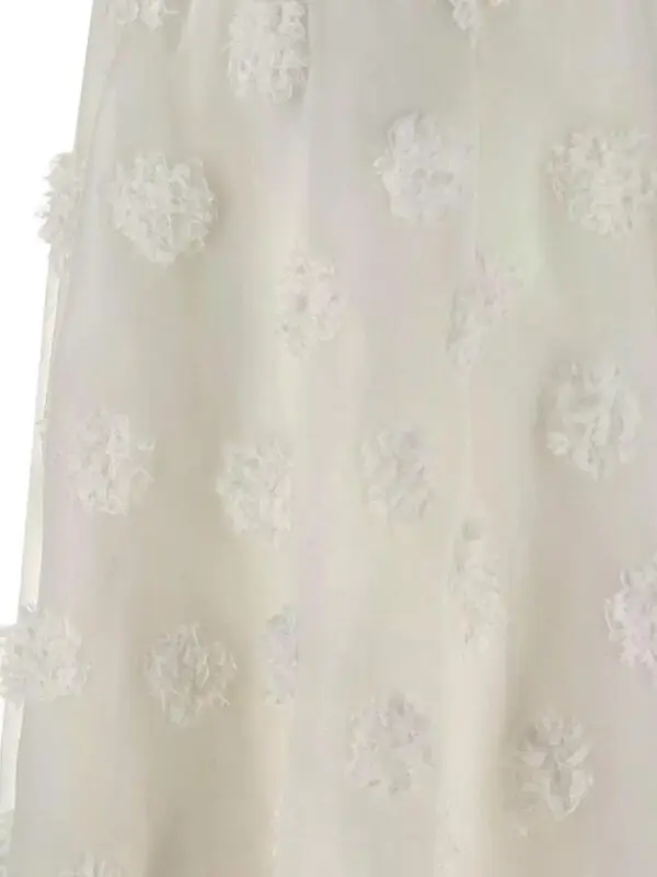 HERSKIND Floral Appliqué Organza Skirt