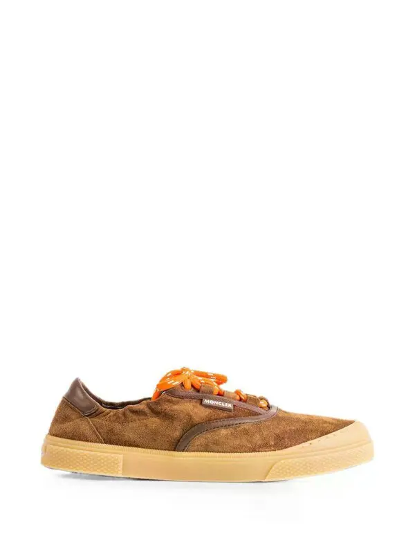 Moncler Vera Leisure Suede Sneakers - Brown