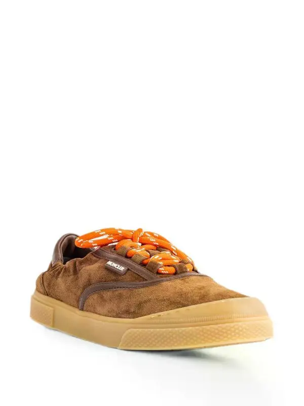 Moncler Vera Leisure Suede Sneakers - Brown