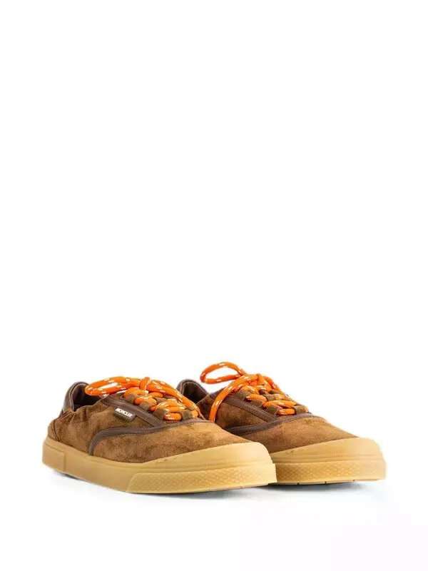 Moncler Vera Leisure Suede Sneakers - Brown
