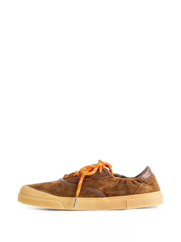 Moncler Vera Leisure Suede Sneakers - Brown