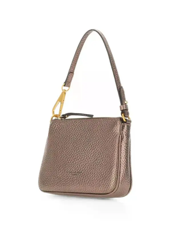 GIANNI CHIARINI Brooke Maxi Grain Leather Shoulder Bag - Pink
