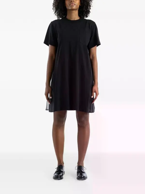 Sacai Hybrid Panelled Mini Dress