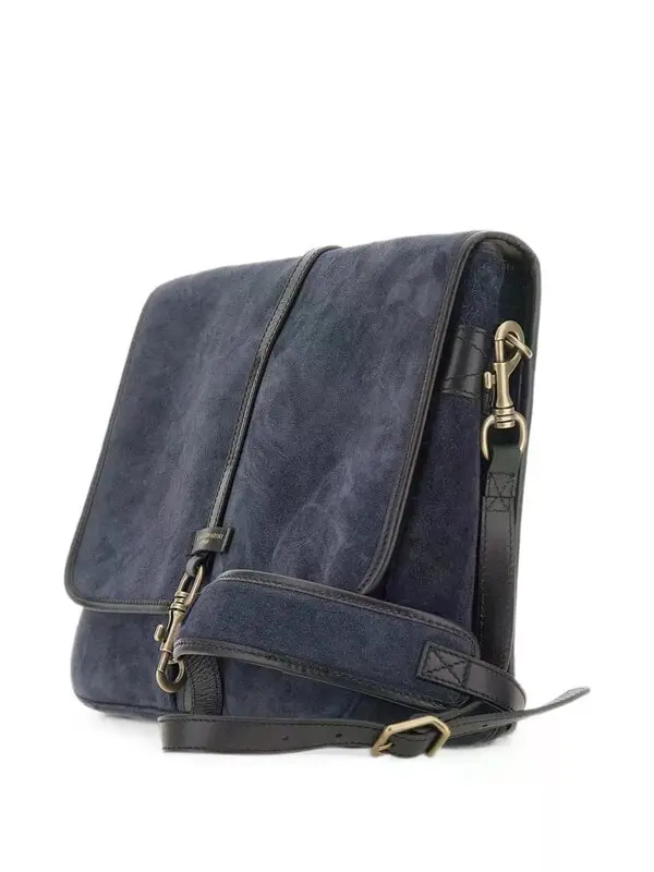 GIANNI CHIARINI Berlino Suede Shoulder Bag