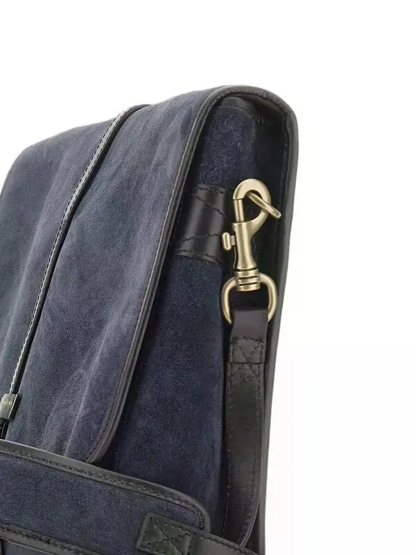 GIANNI CHIARINI Berlino Suede Shoulder Bag