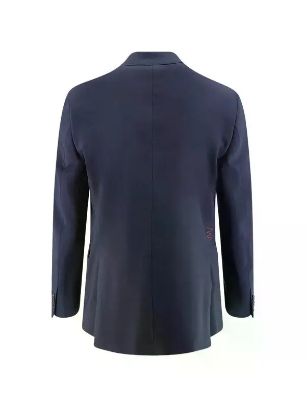 AMARANTO Double-breasted Peak-lapel Blazer