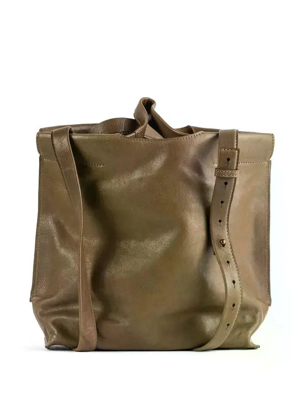 BEA MOMBAERS Shopper Matte Leather Tote Bag