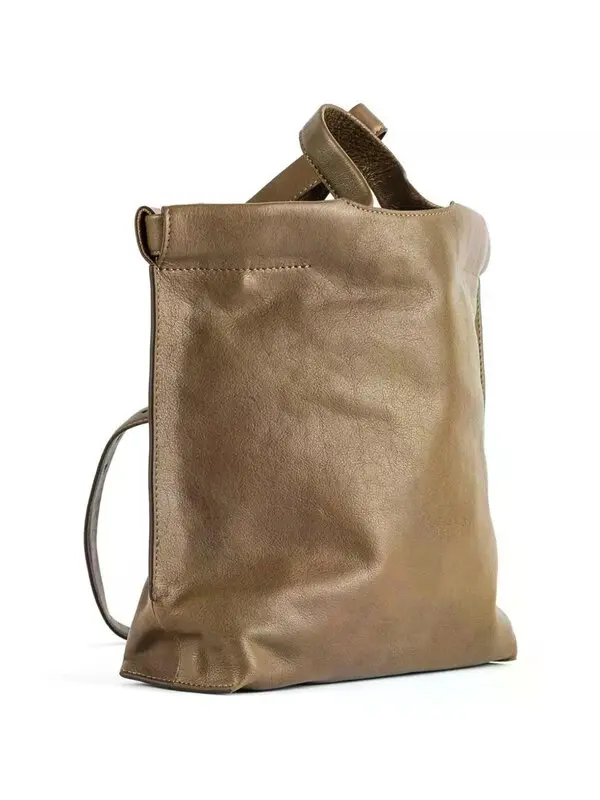 BEA MOMBAERS Shopper Matte Leather Tote Bag
