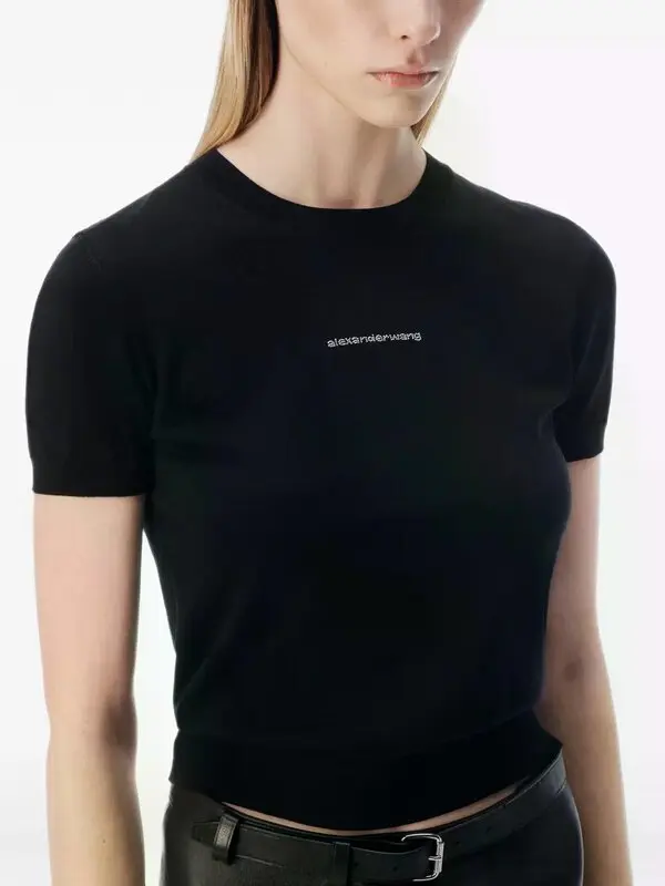 Alexander Wang Shimmering Logo T-shirt