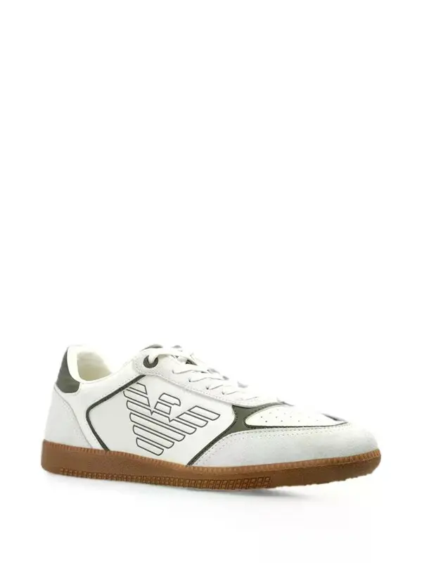 EA7 Panelled Logo Print Sneakers
