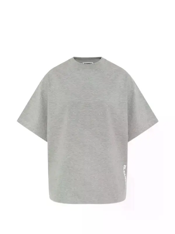 JIL SANDER Logo Print T-shirt - Grey