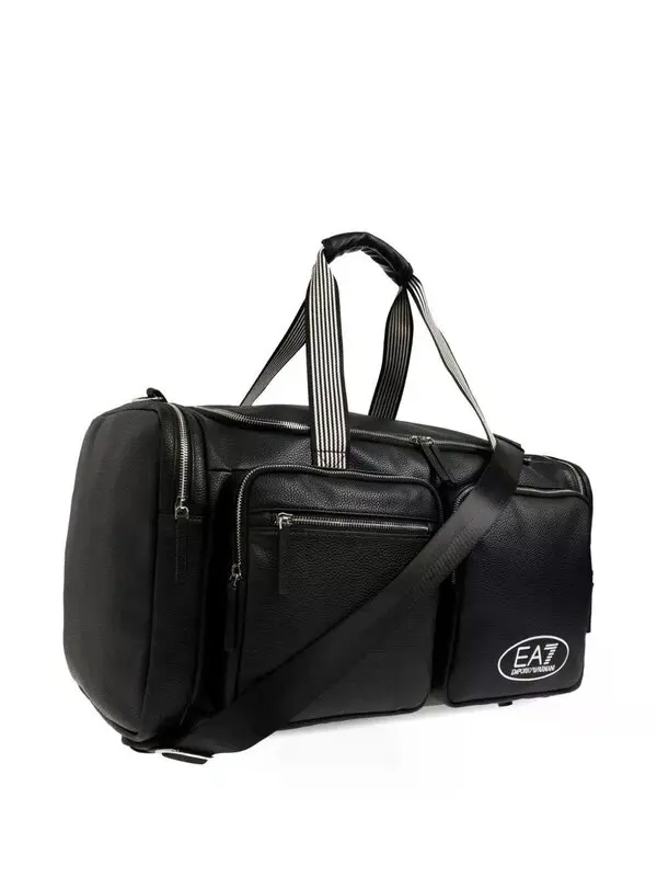 EA7 Pebbled Texture Holdall Bag
