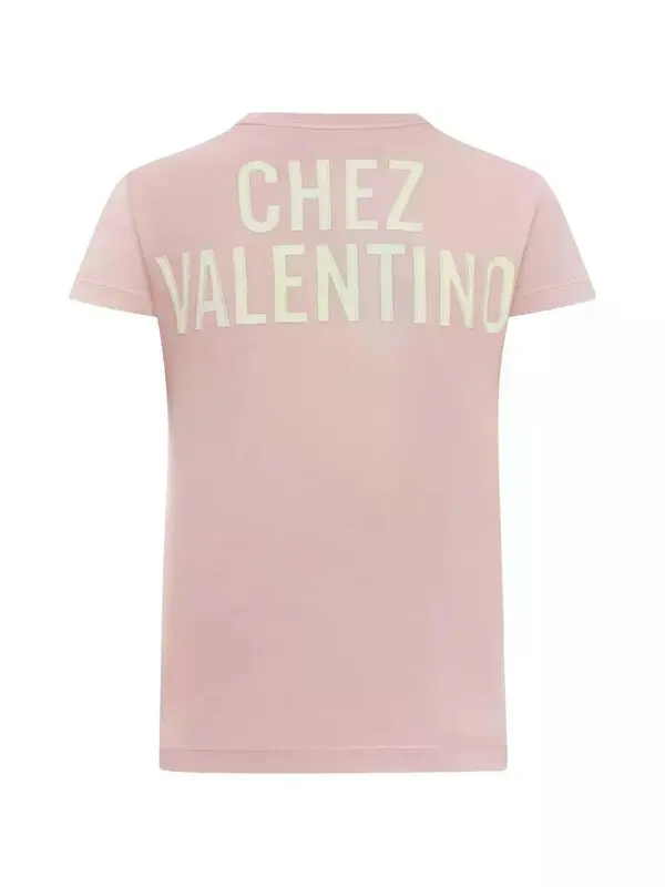 Valentino Garavani Logo Print T-shirt - Pink