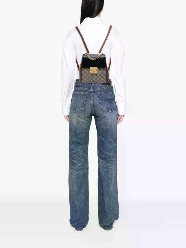 Gucci Gg Supreme Padlock Backpack