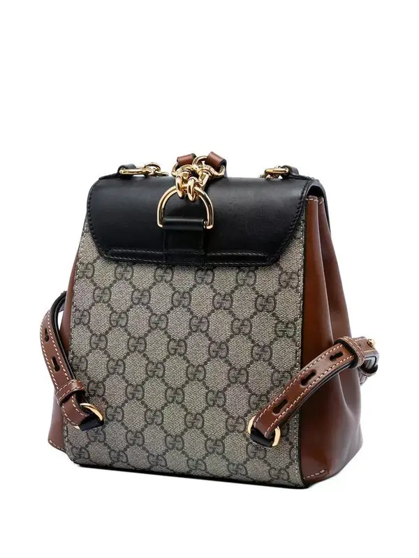 Gucci Gg Supreme Padlock Backpack