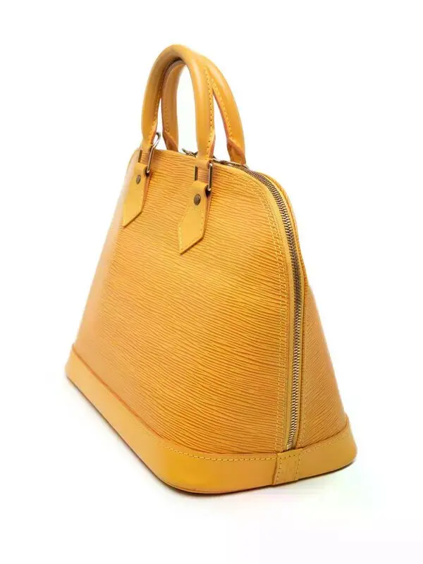LOUIS VUITTON Epi Alma Pm Handbag - Yellow