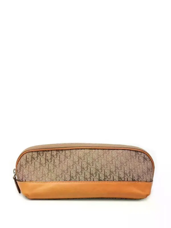 Dior 2002 Diorissimo Trotter Canvas Pouch - Brown