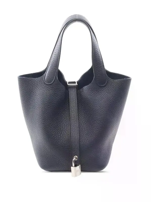 Hermès Clemence Picotin Lock 18 Handbag - Blue
