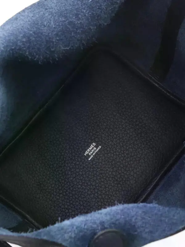 Hermès Clemence Picotin Lock 18 Handbag - Blue