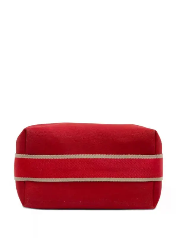 Hermès Toile Bride A Brac Vanity Bag - Red
