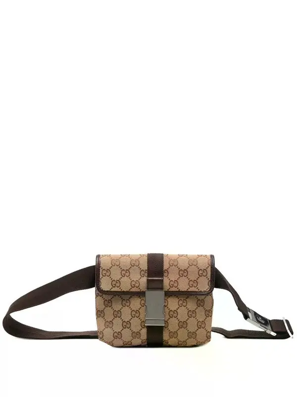 Gucci Gg Canvas Belt Bag - Neutrals