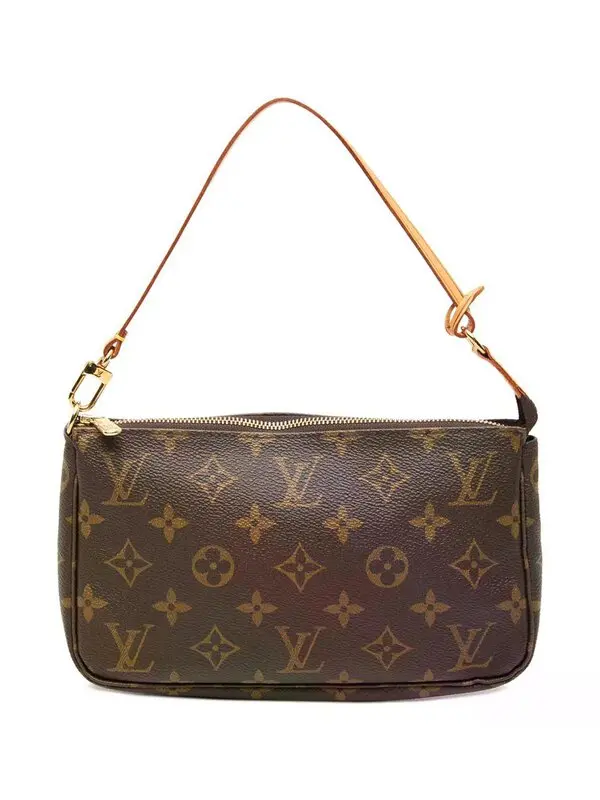 LOUIS VUITTON Monogram Pochette Accessoires Shoulder Bag - Brown
