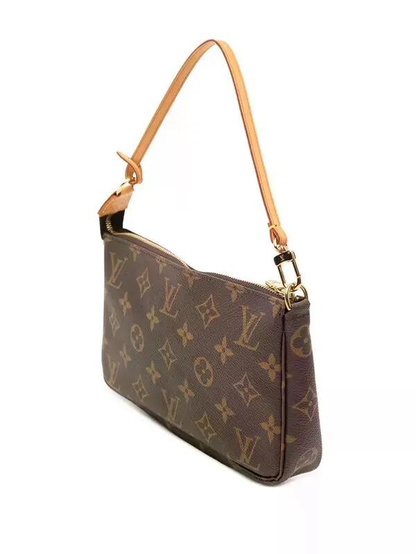 LOUIS VUITTON Monogram Pochette Accessoires Shoulder Bag - Brown