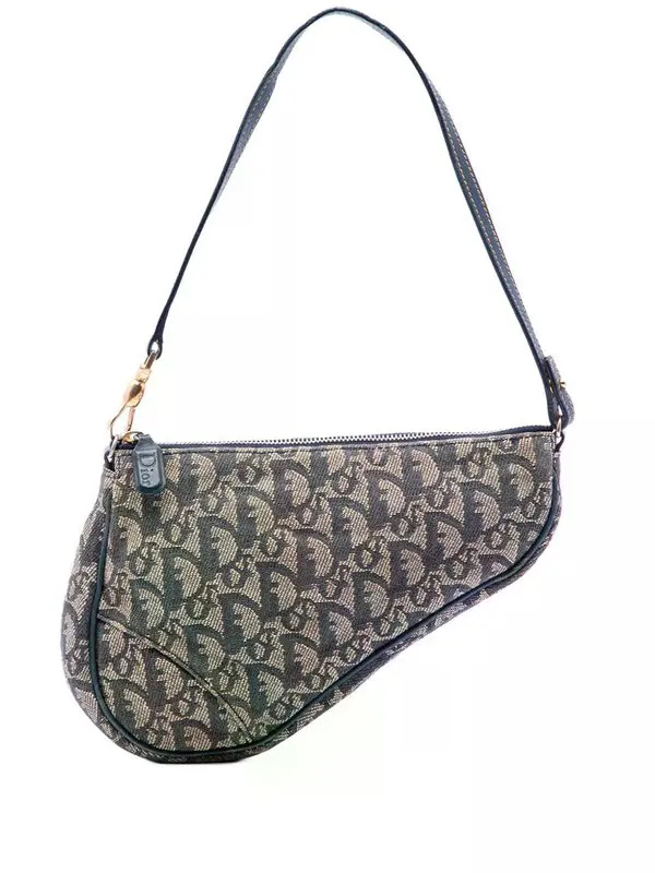 Dior Mini Saddle Pochette Shoulder Bag - Blue