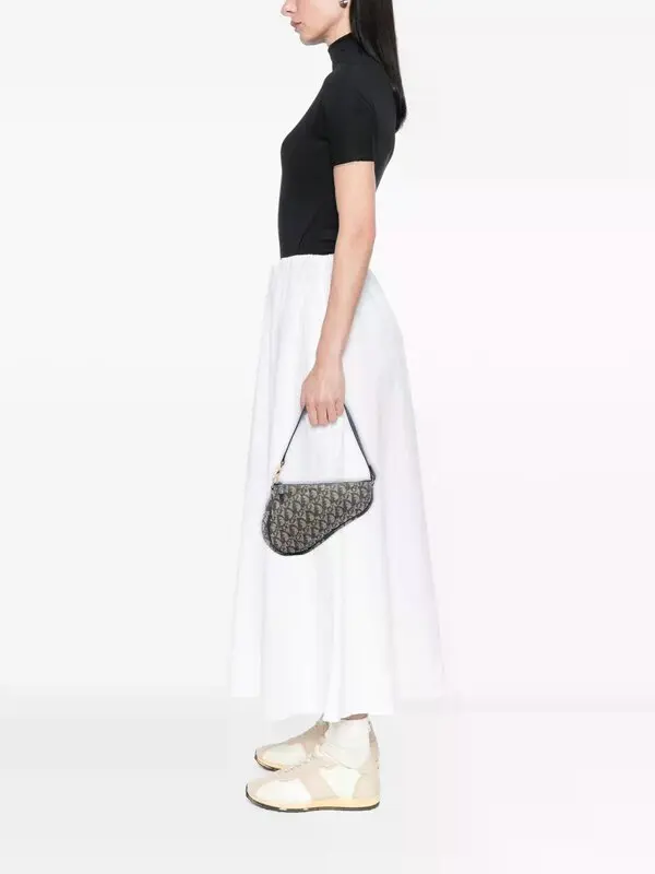 Dior Mini Saddle Pochette Shoulder Bag - Blue
