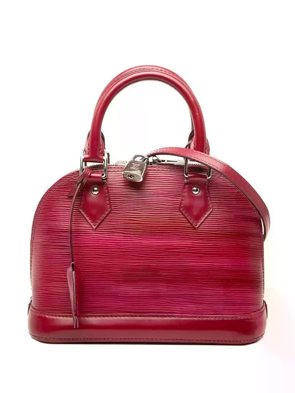 LOUIS VUITTON Epi Alma Bb Satchel - Red