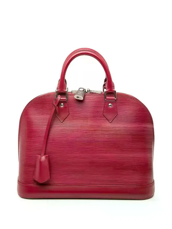 LOUIS VUITTON Epi Alma Pm Handbag - Red