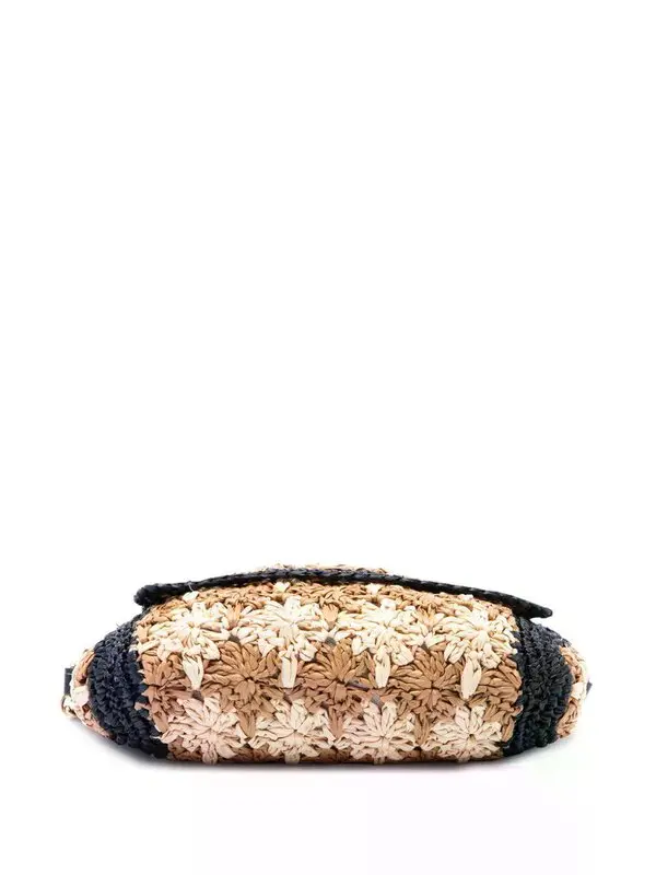 Gucci Gg Marmont Raffia Crossbody Bag