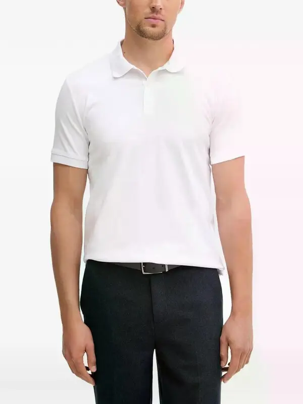 TRUSSARDI Logo-embroidered Polo Shirt