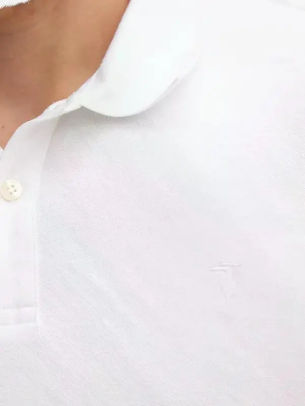 TRUSSARDI Logo-embroidered Polo Shirt