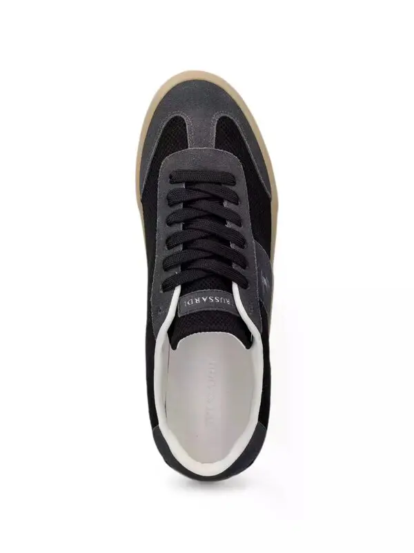 TRUSSARDI Panelled Lace-up Sneakers - Black