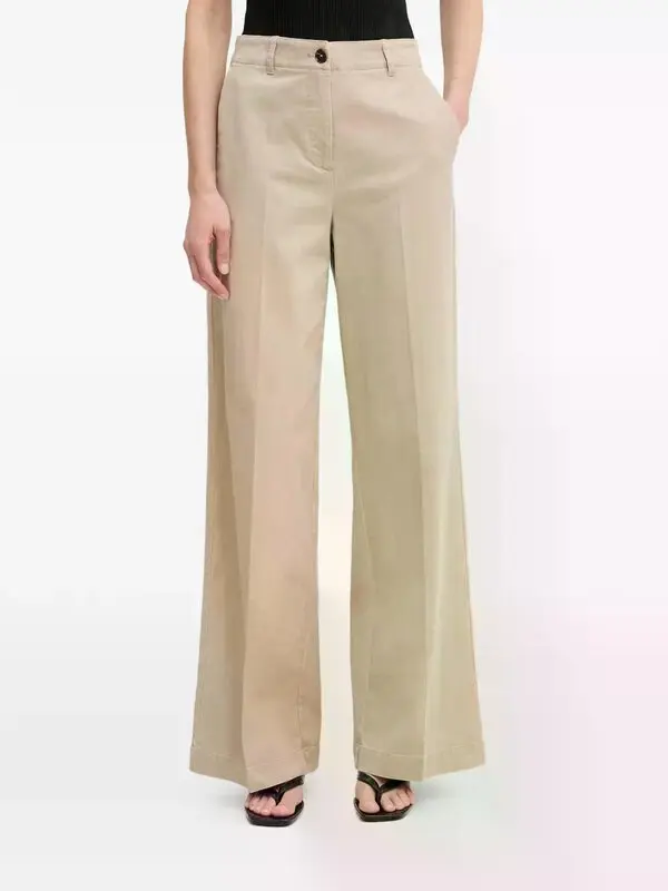 Marc O'polo Pressed Crease Wide-leg Trousers