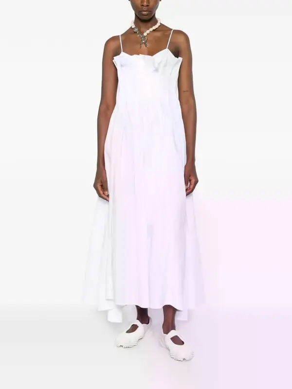 MARQUES' ALMEIDA Pleated Midi Dress