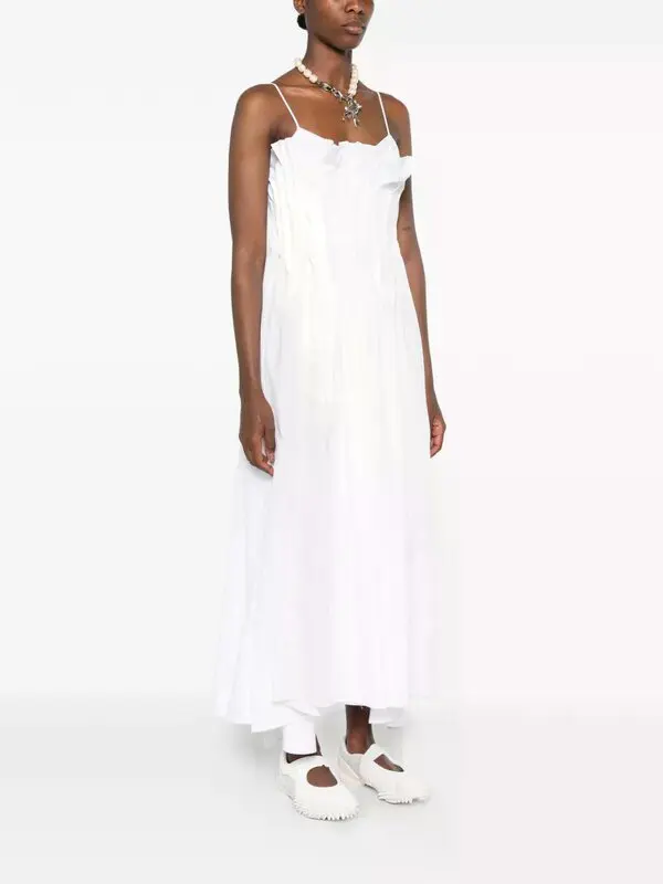 MARQUES' ALMEIDA Pleated Midi Dress