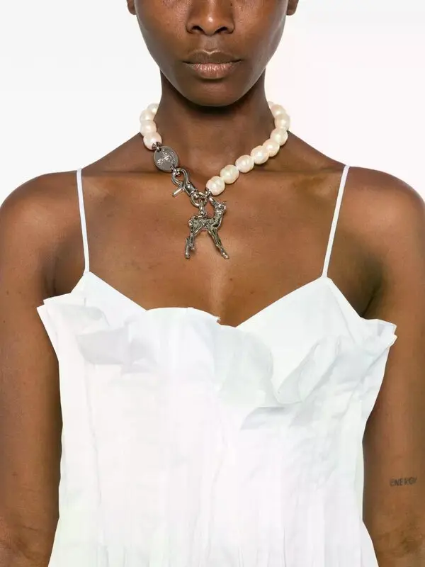 MARQUES' ALMEIDA Pleated Midi Dress