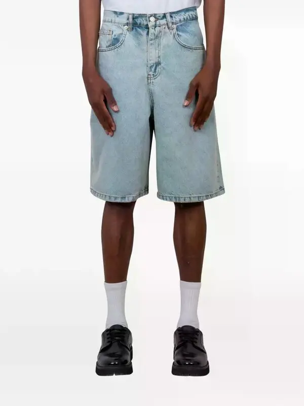 PATTA Embroidered Logo Denim Shorts
