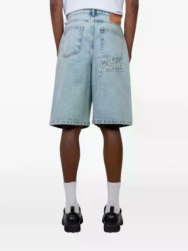 PATTA Embroidered Logo Denim Shorts