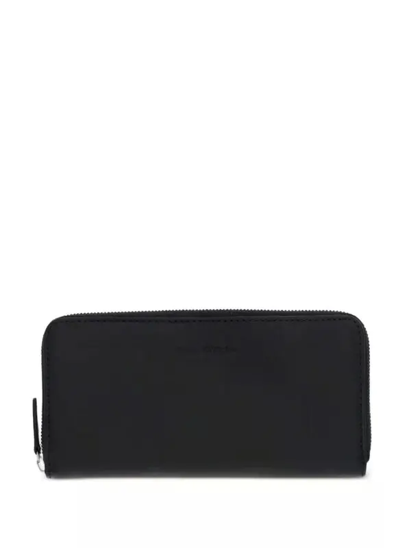 Marc O'polo Logo-debossed Zip-around Wallet - Black