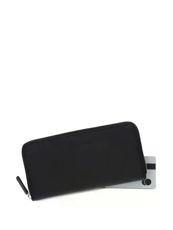 Marc O'polo Logo-debossed Zip-around Wallet - Black