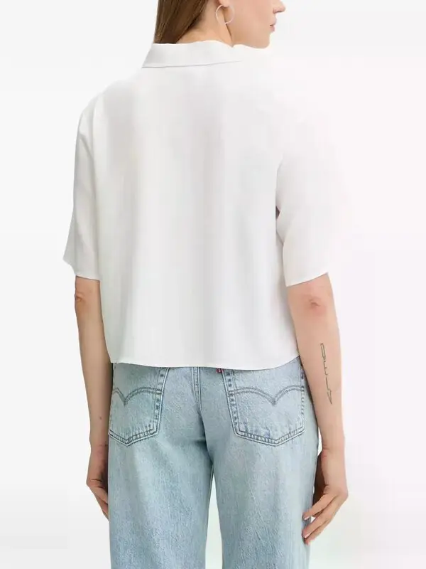 Marc O'polo Short-sleeve Shirt With Pointed Collar