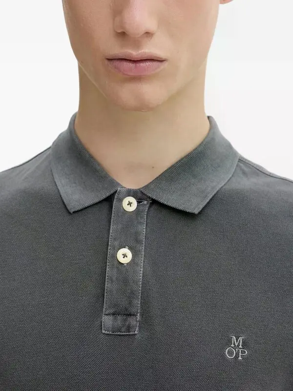 Marc O'polo Logo-embroidered Piqué Polo Shirt